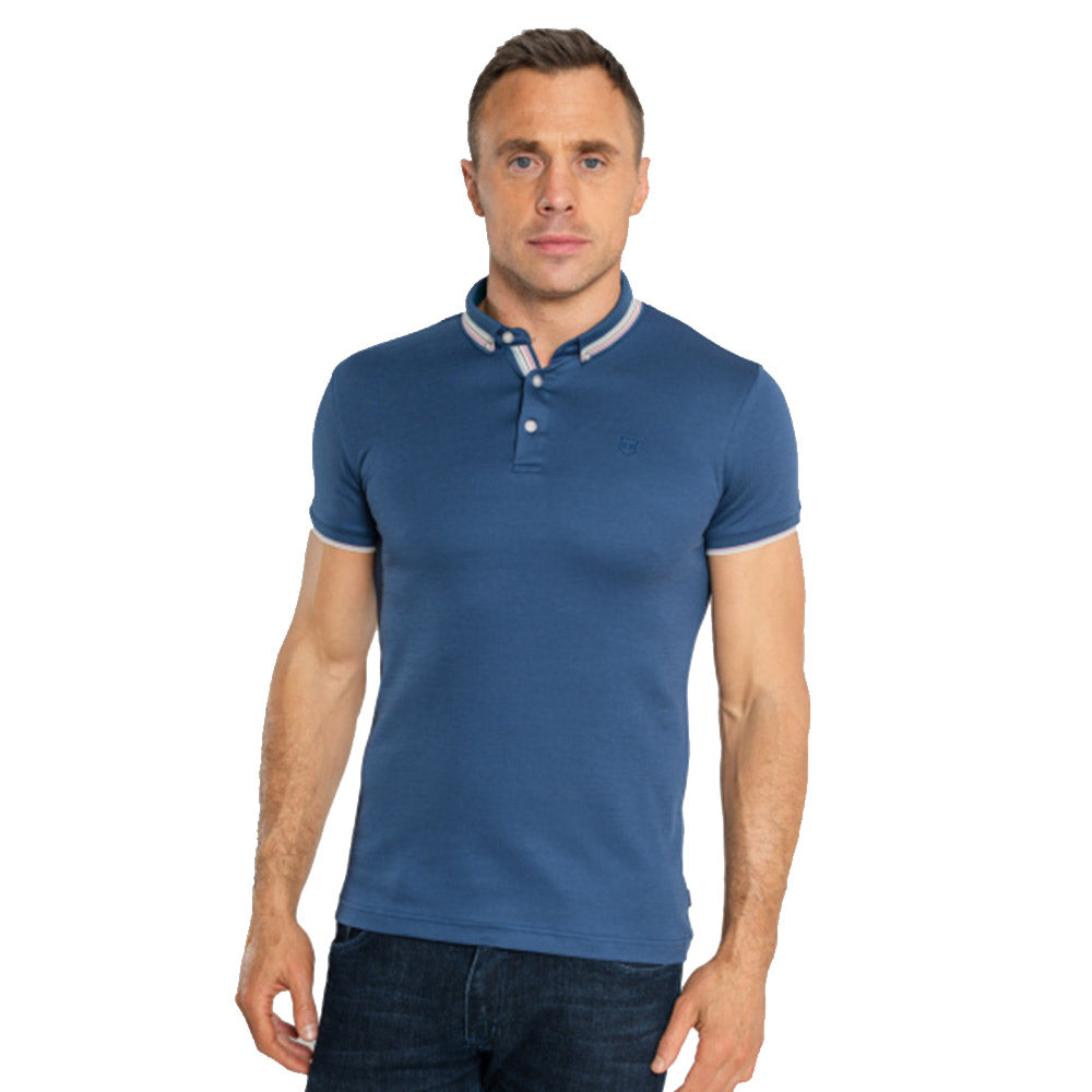 XV Kings Tommy Bowe Polo - Raffo Admiral Mix – Mark2Menswear